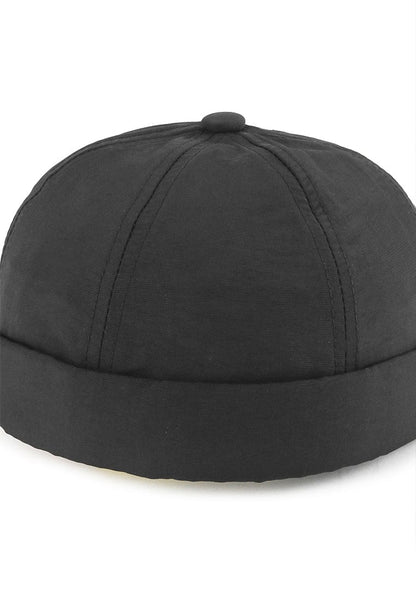Poly Brimless Baseball Cap - Black – Urban State Indonesia