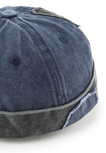 Vintage Brimless Baseball Cap - Navy – Urban State Indonesia